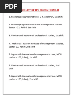 Du Ba Preference Sheet PDF | PDF | Bachelor Of Arts | Academic Degree