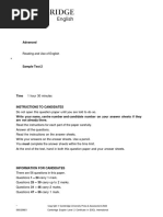 Practice Test 8, KEY, Cambridge English Advanced C1, Reading And, Use ...