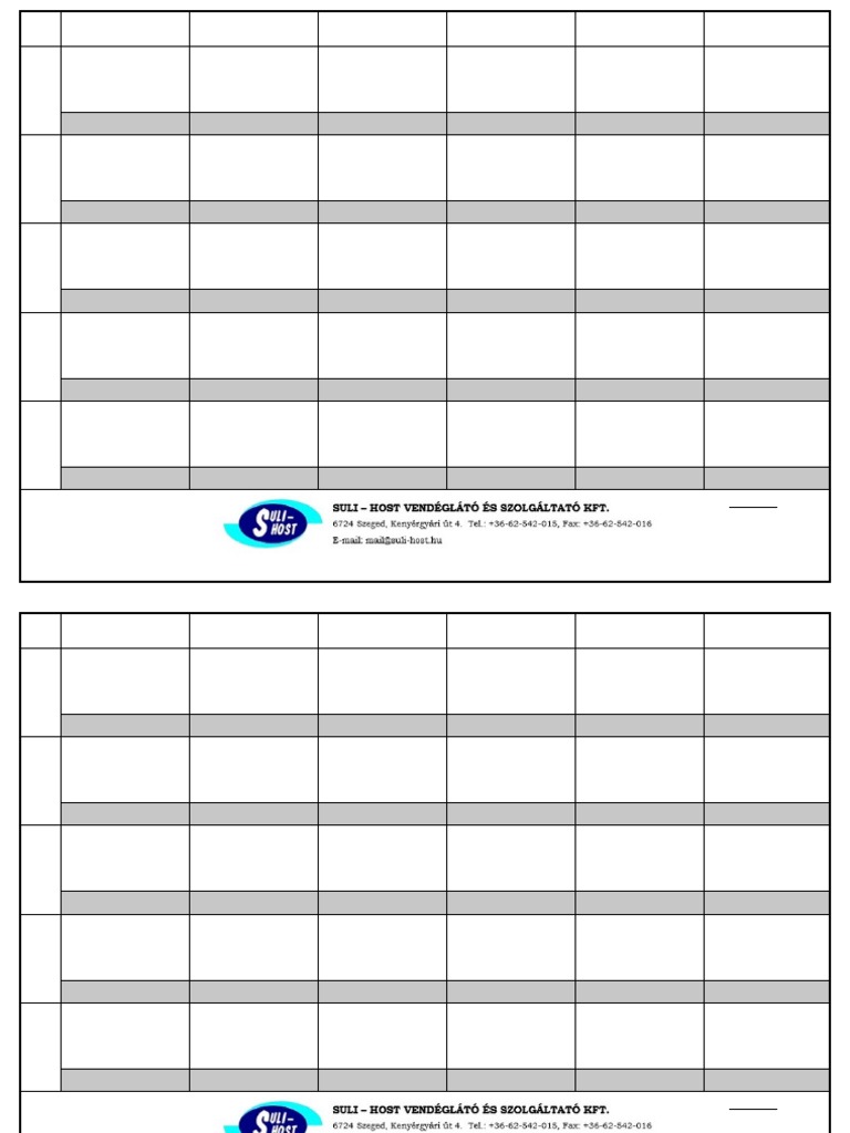 Kozepiskola Etlap Melleklet | PDF