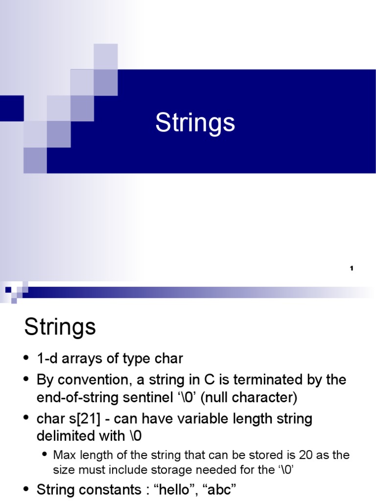 String | PDF | String (Computer Science) | Pointer (Computer Programming) String | PDF | String (Computer Science) | Pointer (Computer Programming)