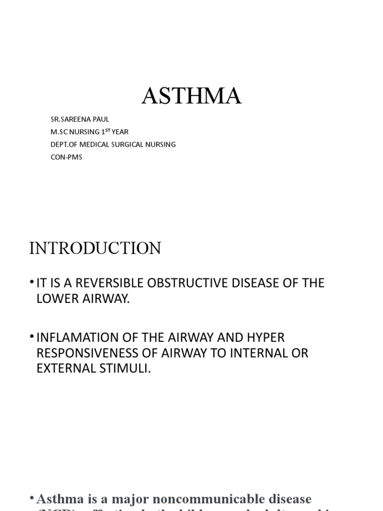 Asthma | PDF | Asthma | Respiratory Tract