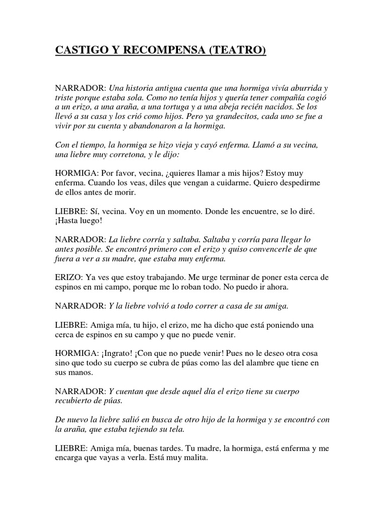 Castigo y Recompensa | PDF