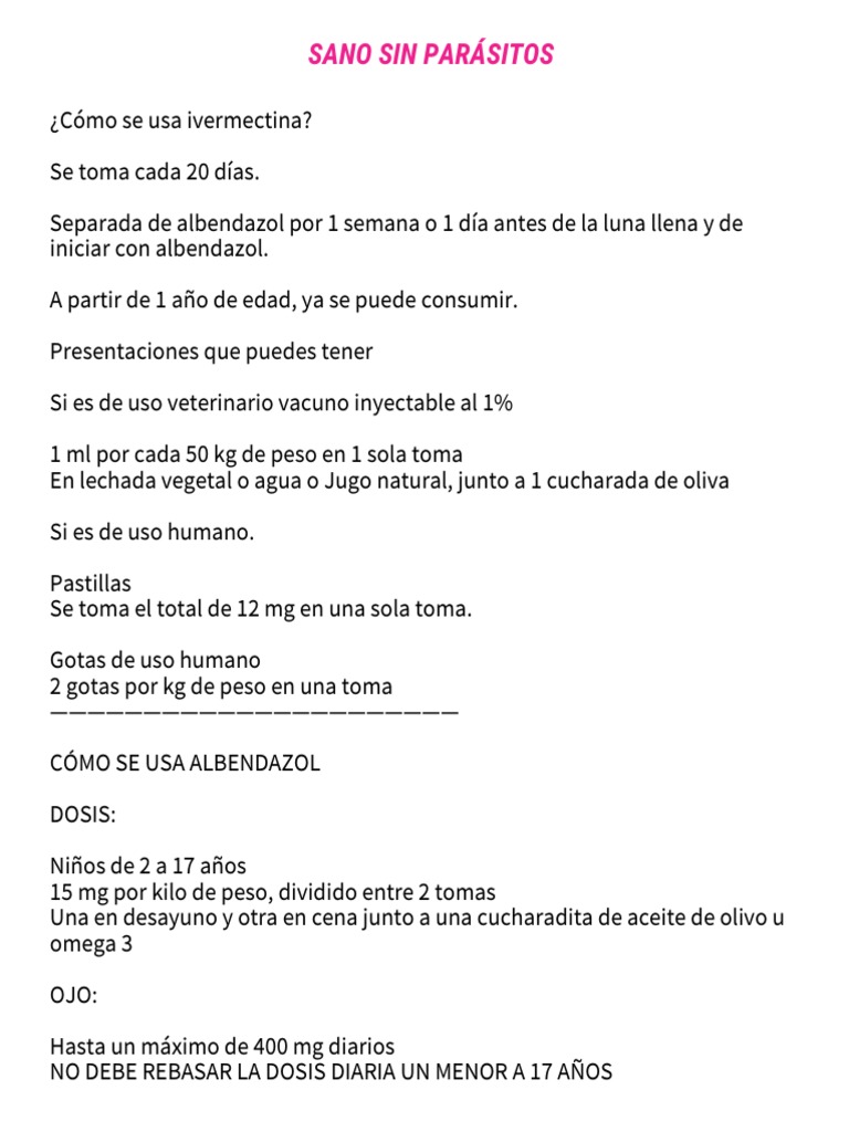 Sano Sin Parásitos | PDF | Diarrea | Heces