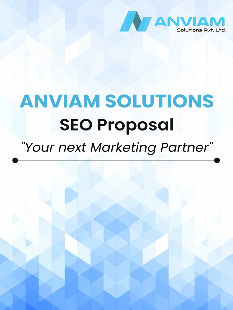 Seo Proposal With Watermark v1 | PDF