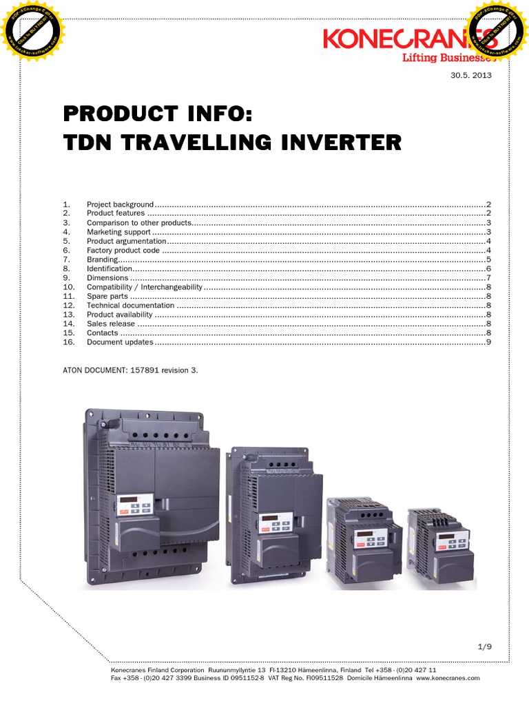 TDN Branding | Download Free PDF | Power Inverter | Alternating Current
