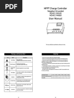 MPPT Solar Charge Controller Manual | PDF | Photovoltaics | Electric Power