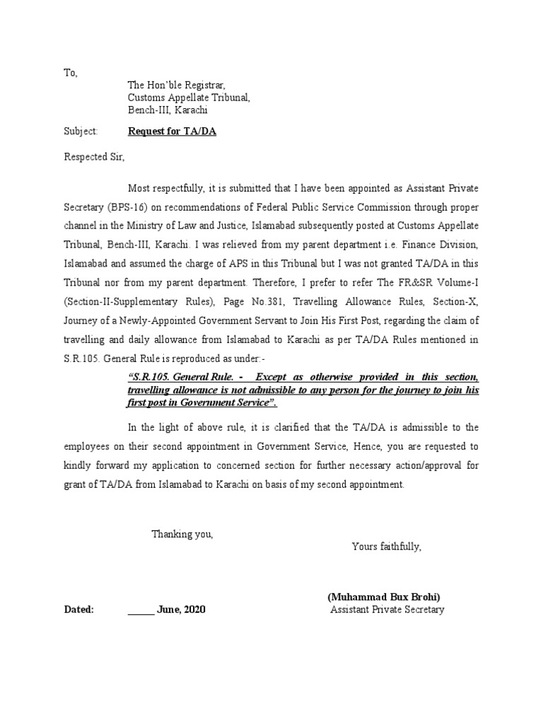 Travelling Allowance | PDF | Governance | Public Law