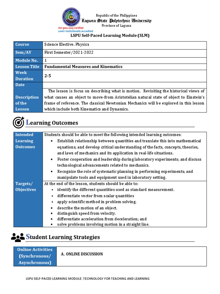 Mechanics Module 1 4 Download Free Pdf Force Acceleration
