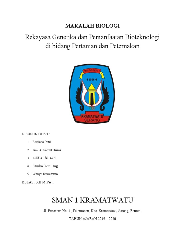 MAKALAH BIOLOGI-WPS Office | PDF