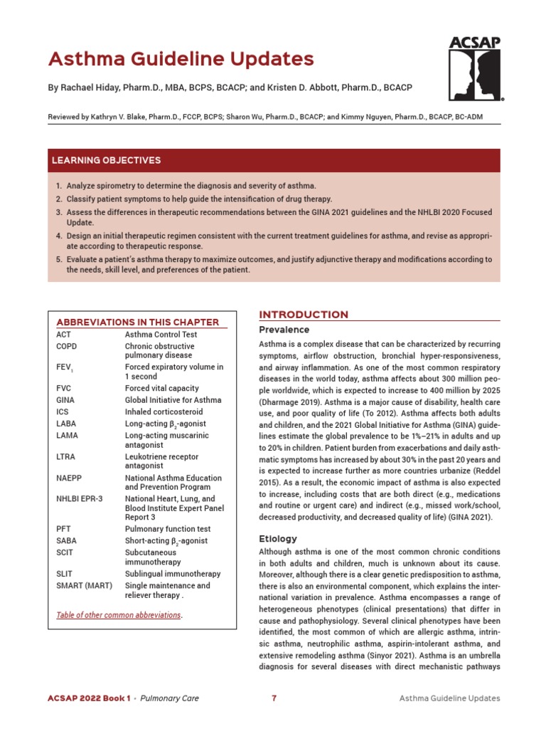 Docsbookstoreacsapac2022b1 Sample PDF | PDF | Asthma | Chronic ...