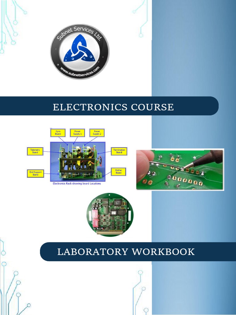 ROV Electronics Course Workbook | PDF | Power Supply | Electrical Network