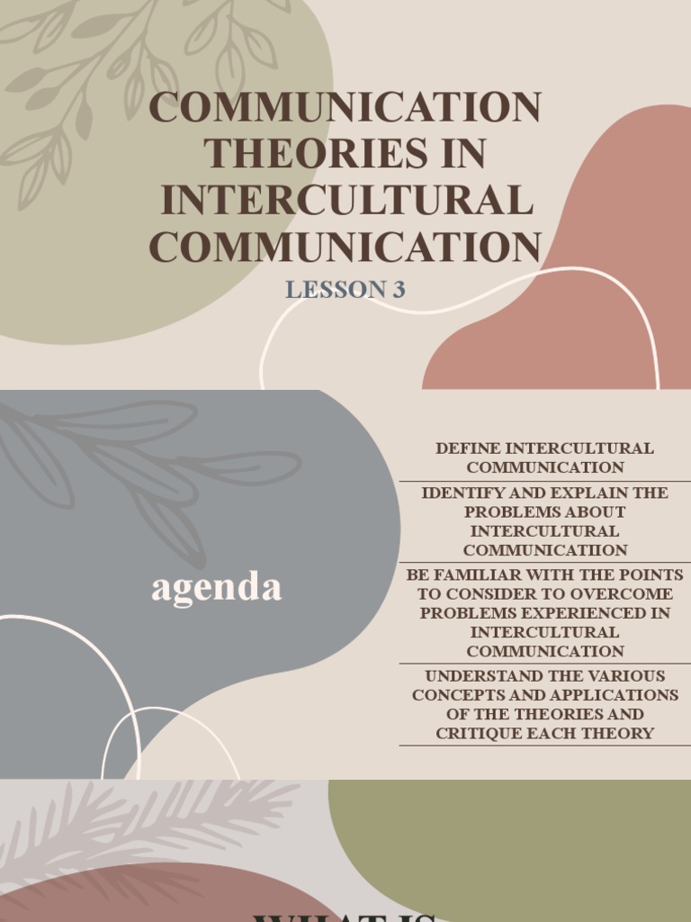 Intercultural Communication Theories Explained | PDF | Communication | Behavioural Sciences