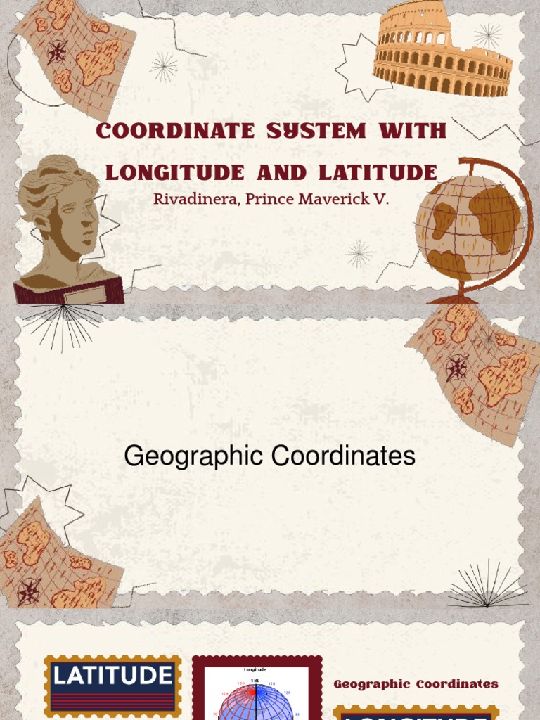 Coordinate System With Longi and Lati | PDF | Latitude | Equator
