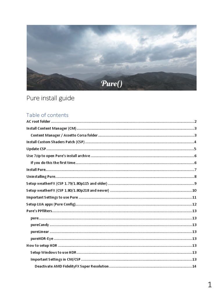 Pure Install Guide | PDF | Computer File | Software