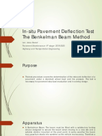 Benkelman Beam Deflection Testing Guide | PDF | Tire | Celsius