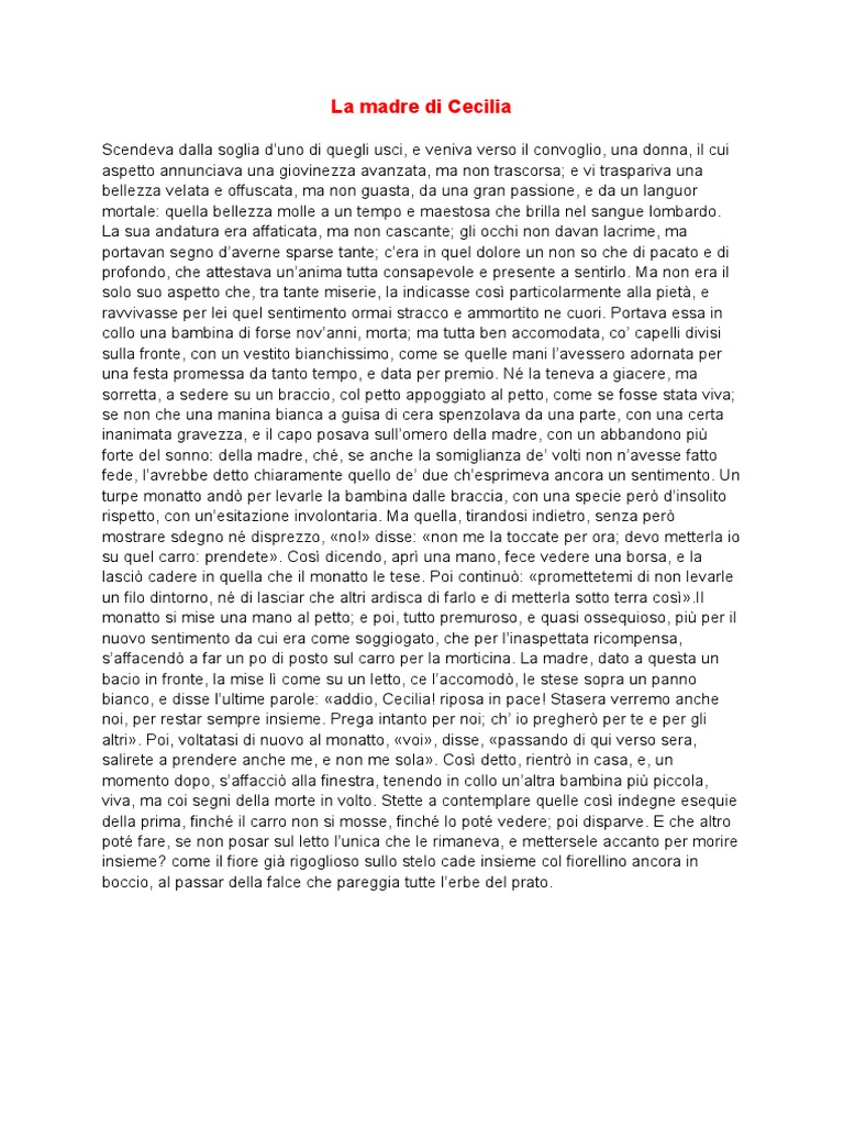Madre Di Cecilia | PDF