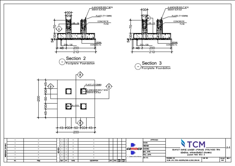 Container MCC 2&2.1 Rev. 1 Edit-Pondasi Kabel Ladder | PDF
