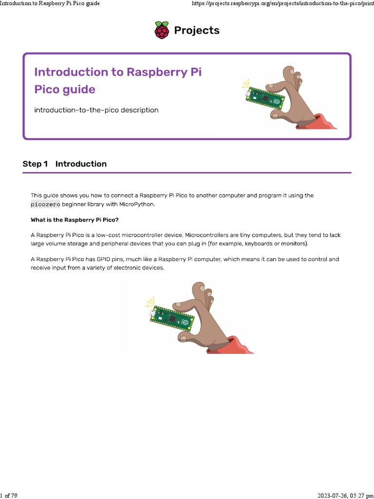 Pico Introduction | PDF | Computer Engineering