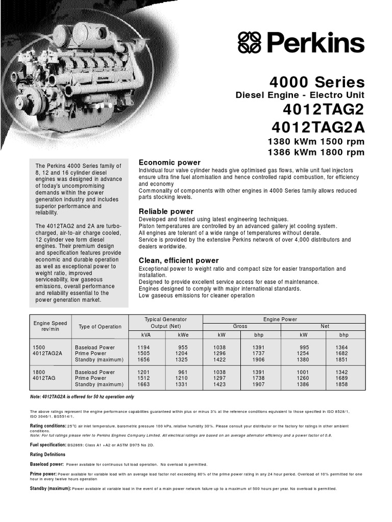 4012 Tag2 2a | PDF | Diesel Engine | Engines