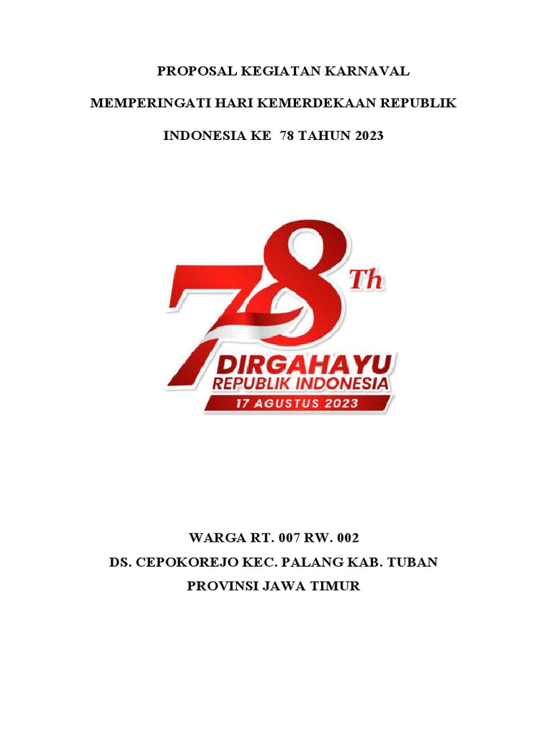 Proposal Kegiatan Karnaval | PDF | Griya & Taman