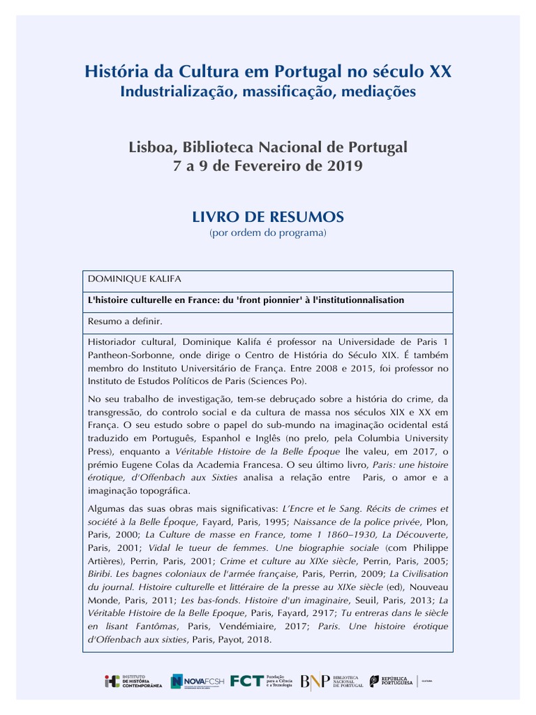 Historia Cultura Portugal - Resumos | PDF | Portugal | Sociologia