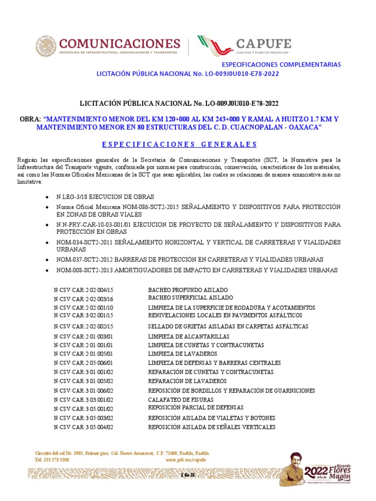 Anexo A2.2. - Esp. Complementarias 2023 | PDF | Póliza de seguros | Seguro