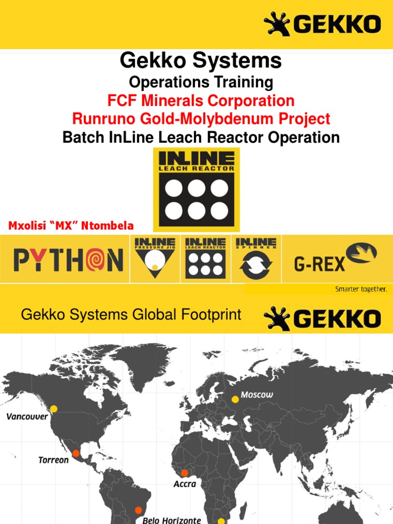 Batch ILR Operations Training - FCF Runruno - Dec2019 | PDF | Pump ...
