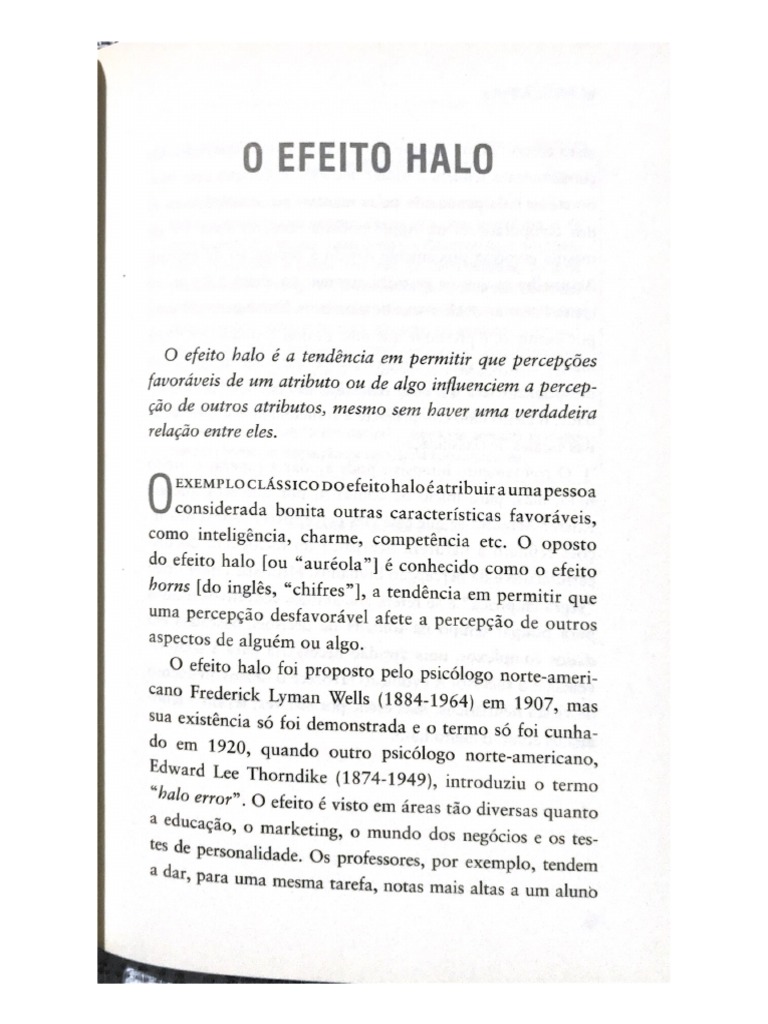 5.2 - O Efeito Halo | PDF
