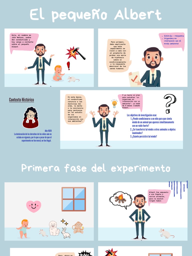 Experimento Pequeño Albert | PDF | Temor | Behaviorismo