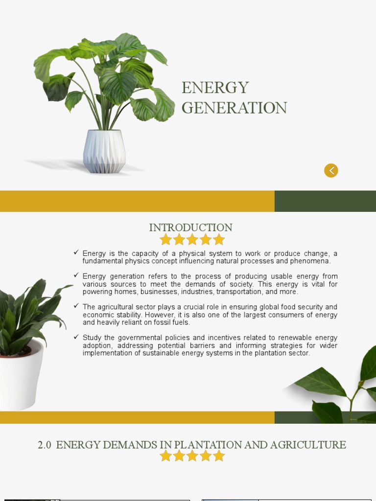 Energy Generation | PDF | Renewable Energy | Energy Development