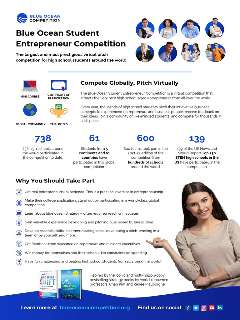 Blue-Ocean-Competition-Flyer | PDF | Entrepreneurship | Economies
