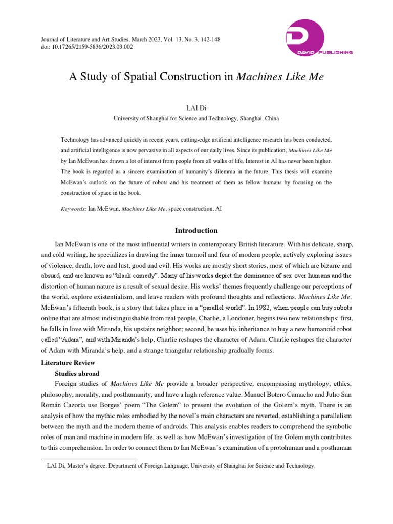 "Spatial Construction in Machines Like Me" | PDF | Robot | Robotics