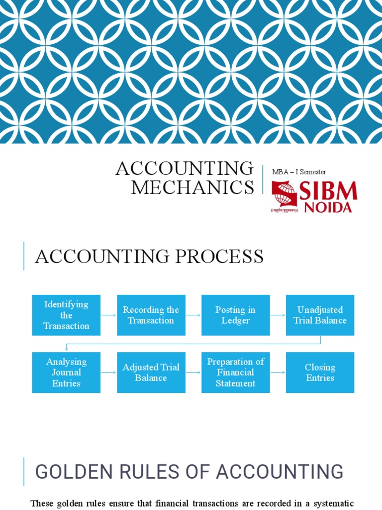 3 Accounting Mechanics | PDF | Debits And Credits | Expense