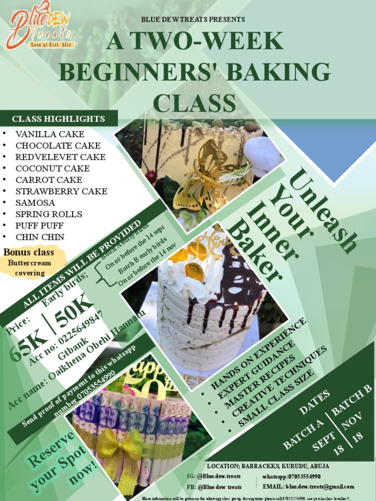 Cake Tutorial | PDF | Baking | European Cuisine