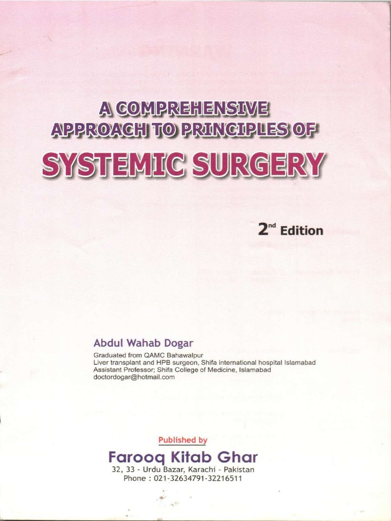 Systemic Surgery (Abdul Wahab Dogar) - Compressed-1 | PDF