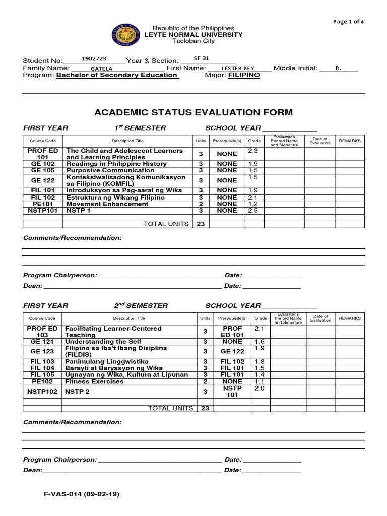 Gatela J Lester Rey Regato | PDF | Physical Education | Cognition