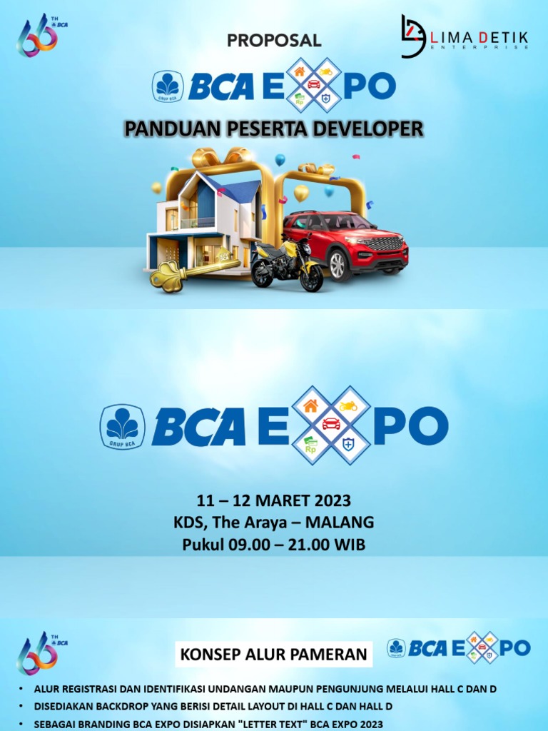 Panduan Peserta Developer BCA Expo 2023 - KDS, The Araya - Malang | PDF