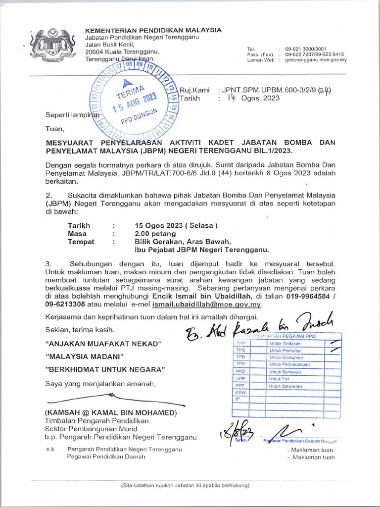 Mesy Aktiviti Kadet Bomba | PDF