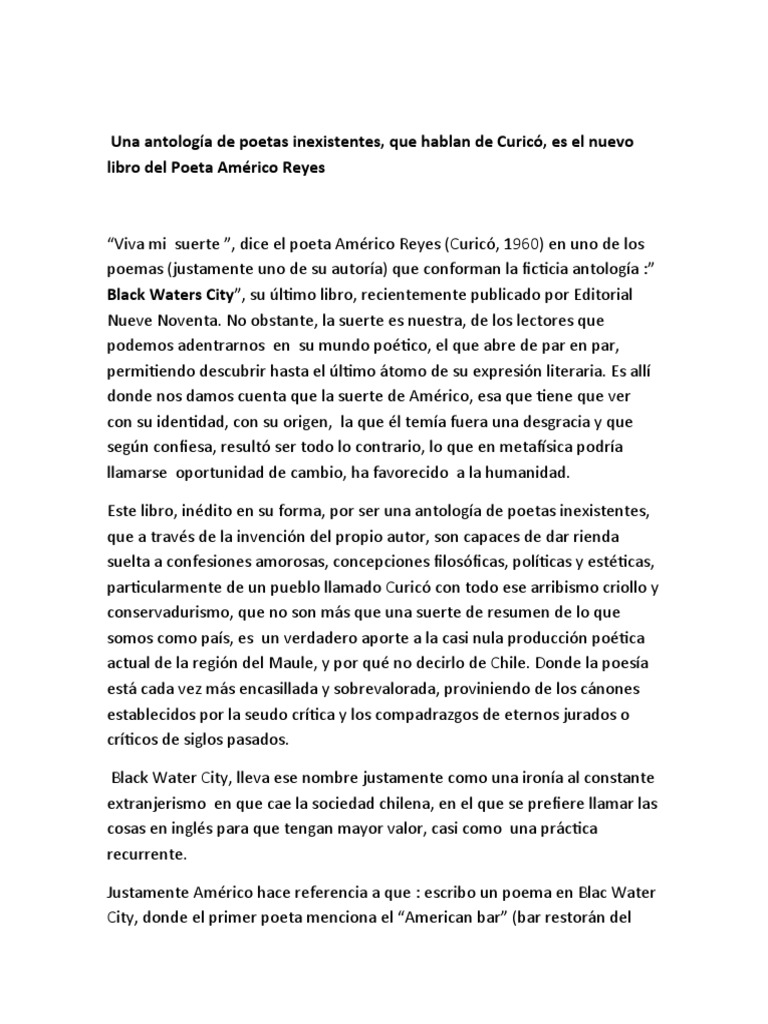 Américo Reyes | PDF | Clásicos