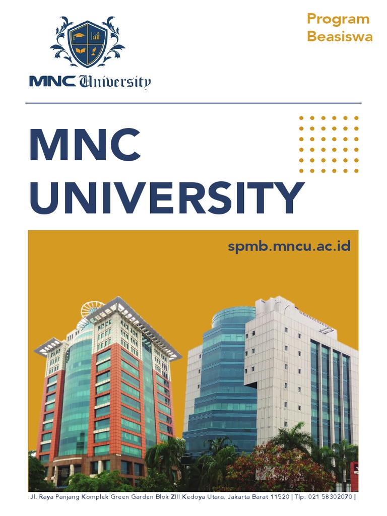 Brosur Beasiswa MNC University | PDF