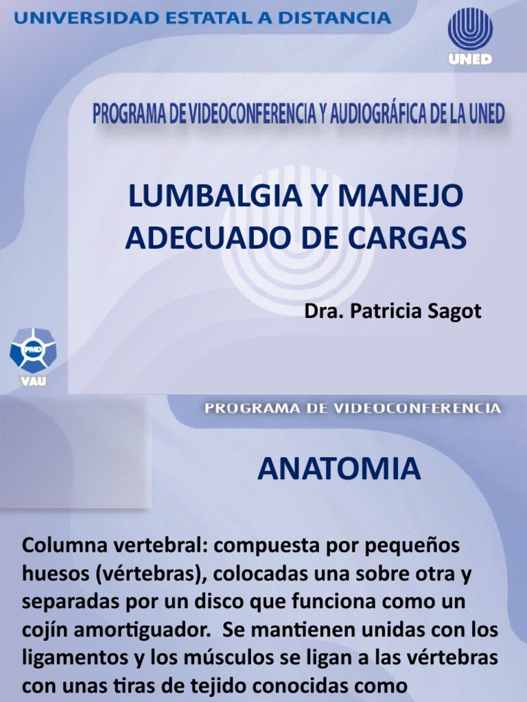 Lumbalgia 2 | PDF | Dolor lumbar | Sistema musculoesquelético
