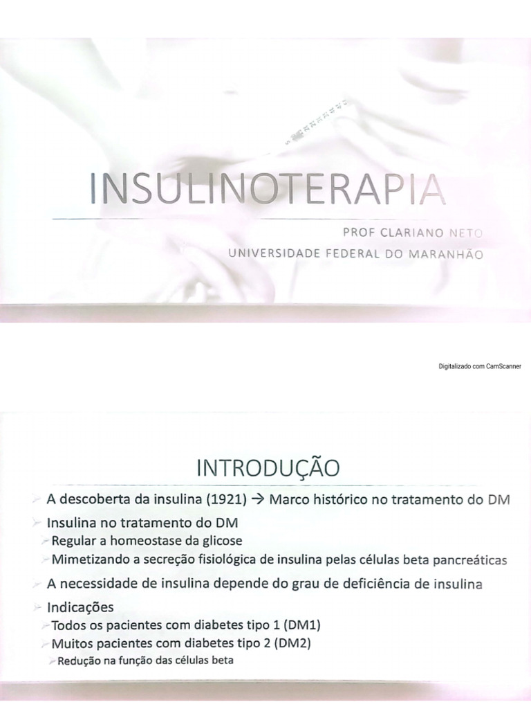 2 - Insulinoterapia | PDF