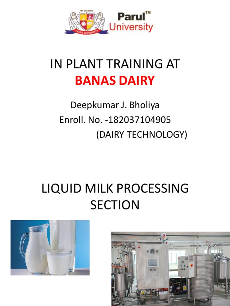 Liquid Milk Processing Plant | PDF | Yogurt | Ice Cream