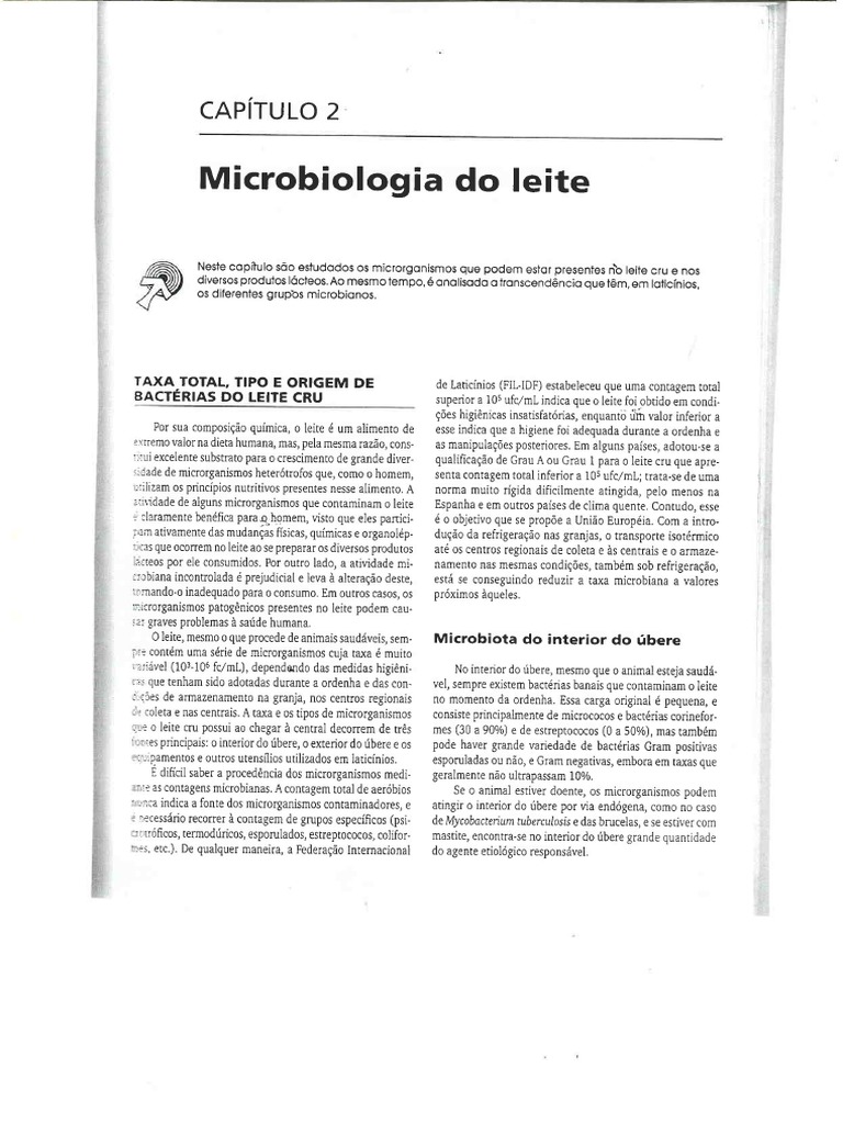Microbiologia Do Leite | PDF