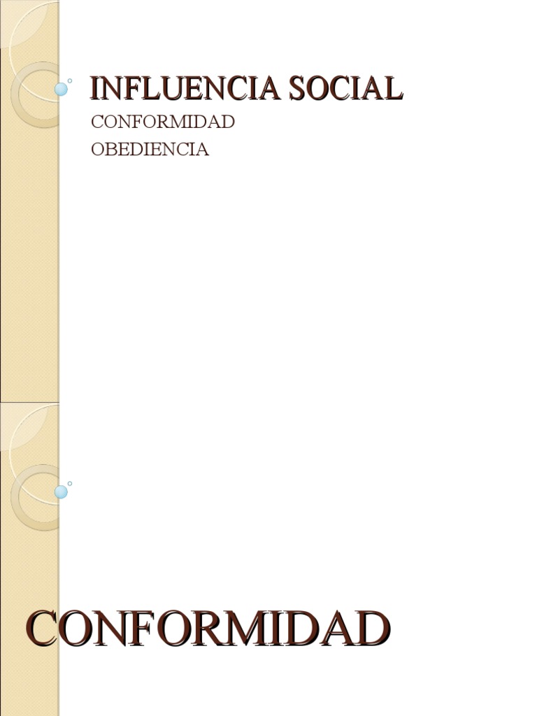 Conformidad Obediencia 2012 | PDF | Conformidad | Comportamiento