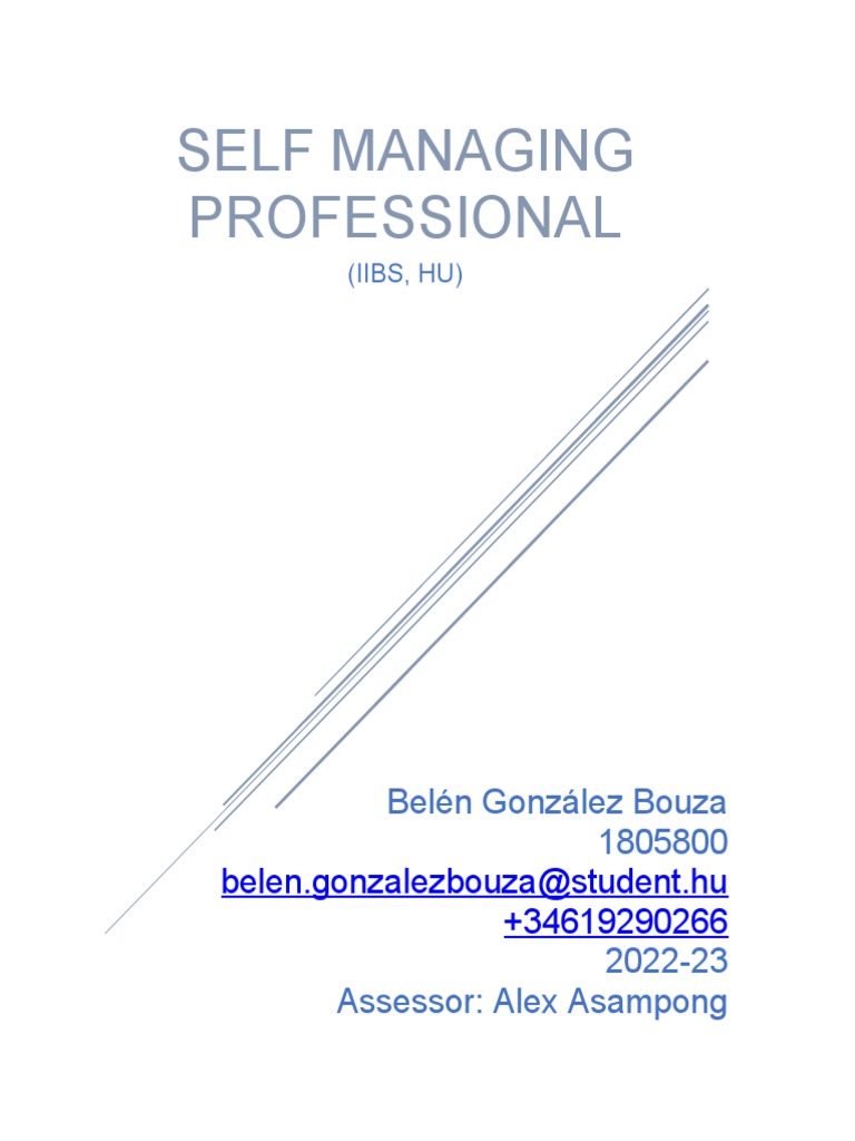 Self Managing Professional | PDF | Digital Marketing | Analytics