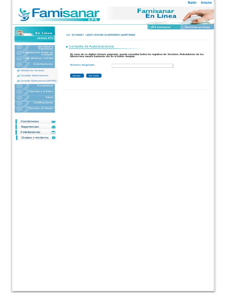 CoPortalpagesafiliadoconsultarAutorizaciones JSPX | PDF