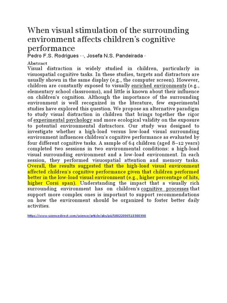 No Decor | Download Free PDF | Attention | Cognition