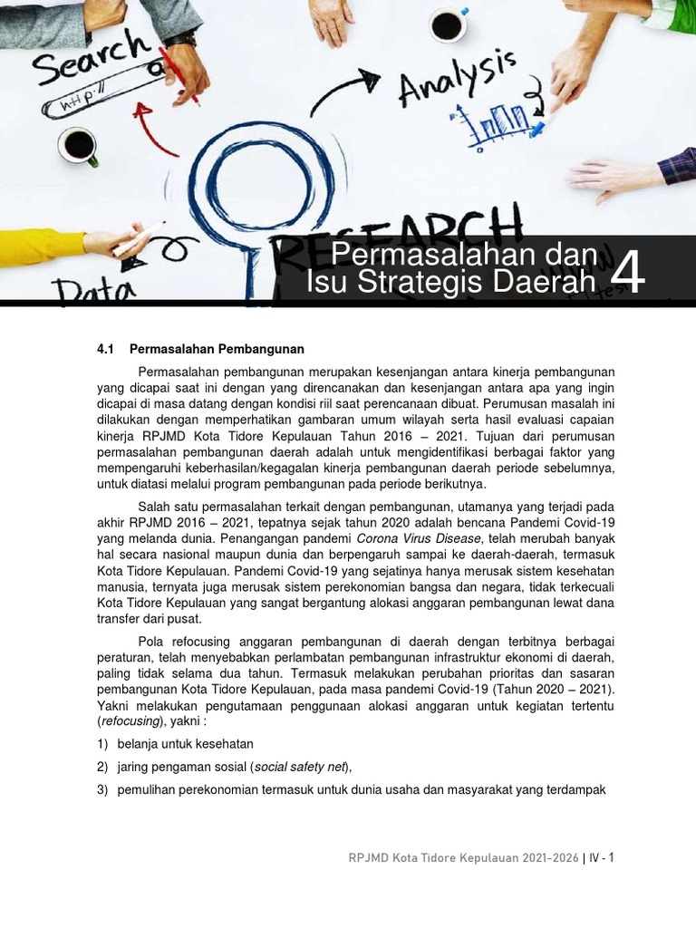 4 Permasalahan Dan Isu Strategis - Jilid | PDF 4 Permasalahan Dan Isu Strategis - Jilid | PDF
