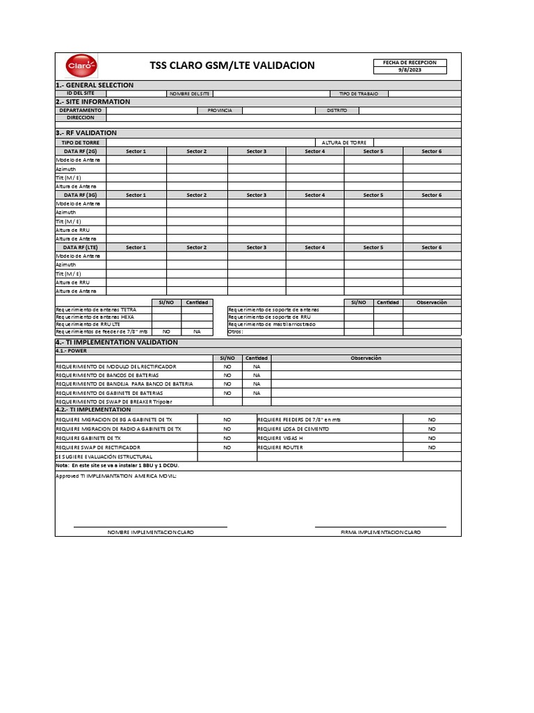 Template Tss Pdf 3 G Lte Telecomunicaciones